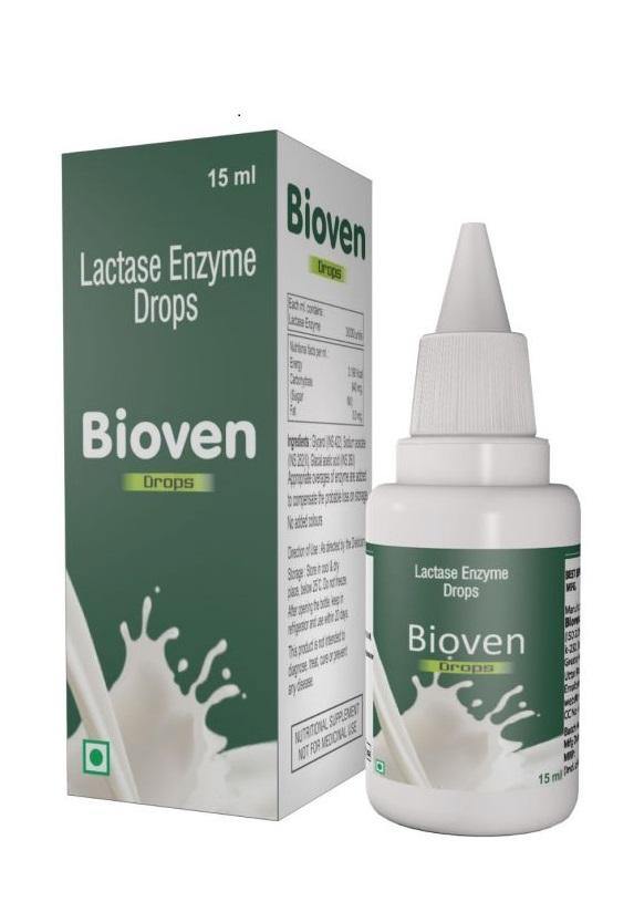 Bioven Lactase Enzyme Drop 15 ML | Biovenlactase.com